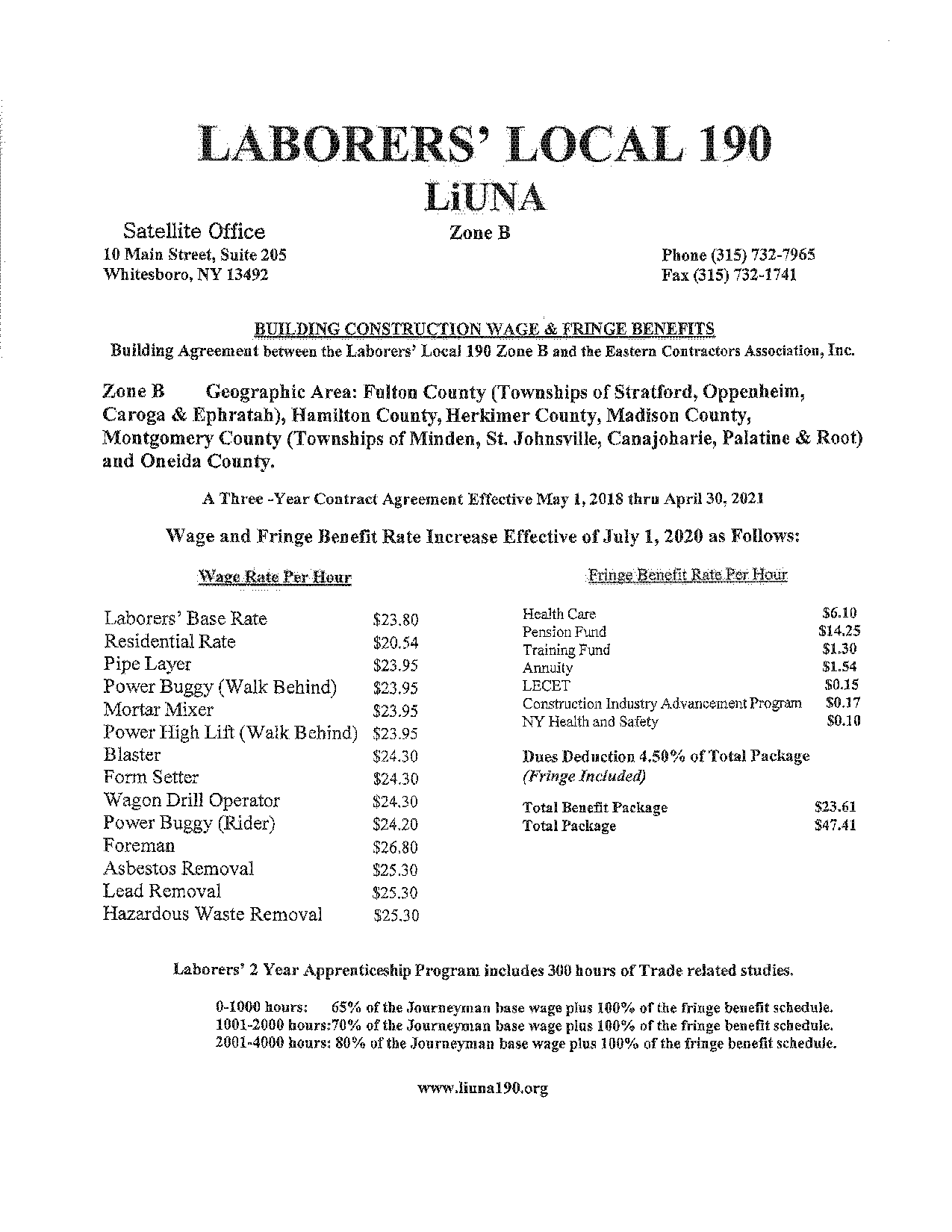 Laborers – Greater Capital Region Building & Construction Trades